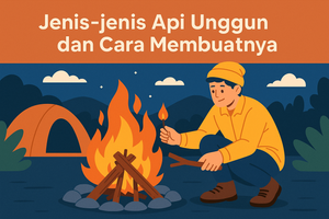 Jenis-jenis Api Unggun dan Cara Membuatnya