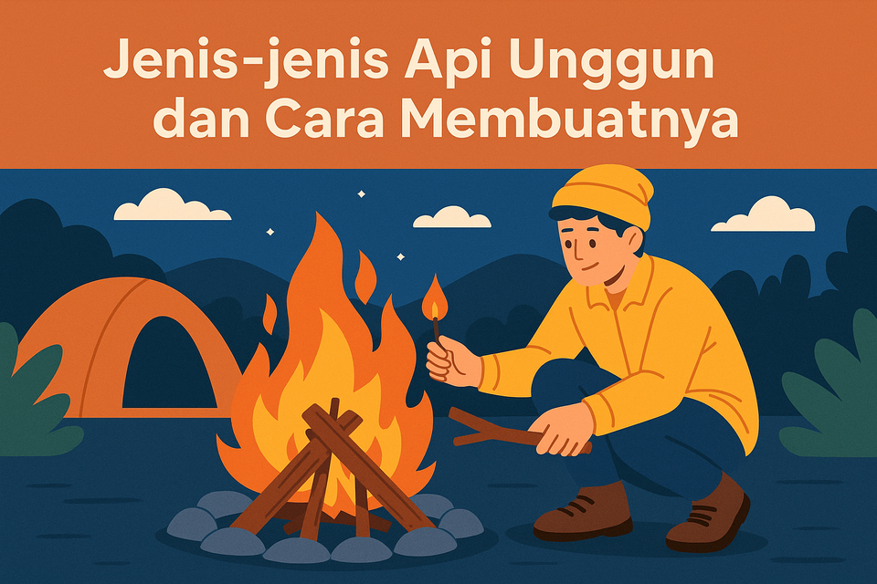 Jenis-jenis Api Unggun dan Cara Membuatnya